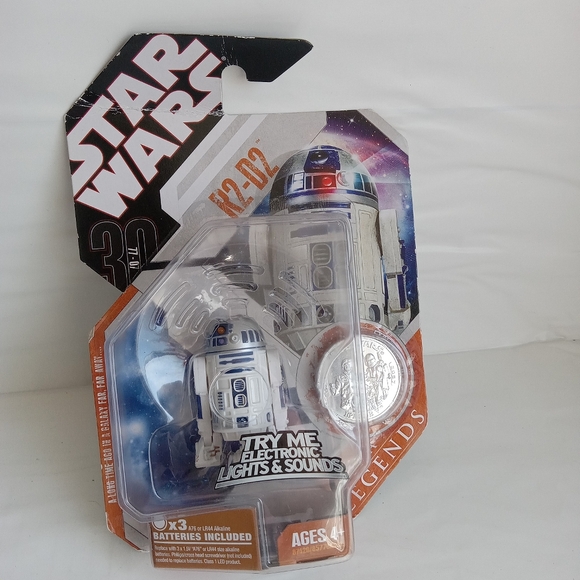 Star Wars | Toys | Star Wars R2d2 Action Figure White And Blue | Poshmark